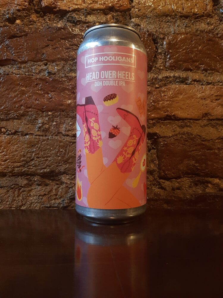 Hop Hooligans - Head Over Heels D.NEIPA, 8% (500ml) | Brewfellas