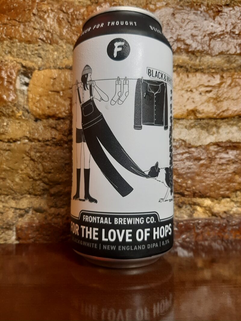 Frontaal Brewing - For the Love Of Hops Black and White D.NEIPA, 8.5% ...